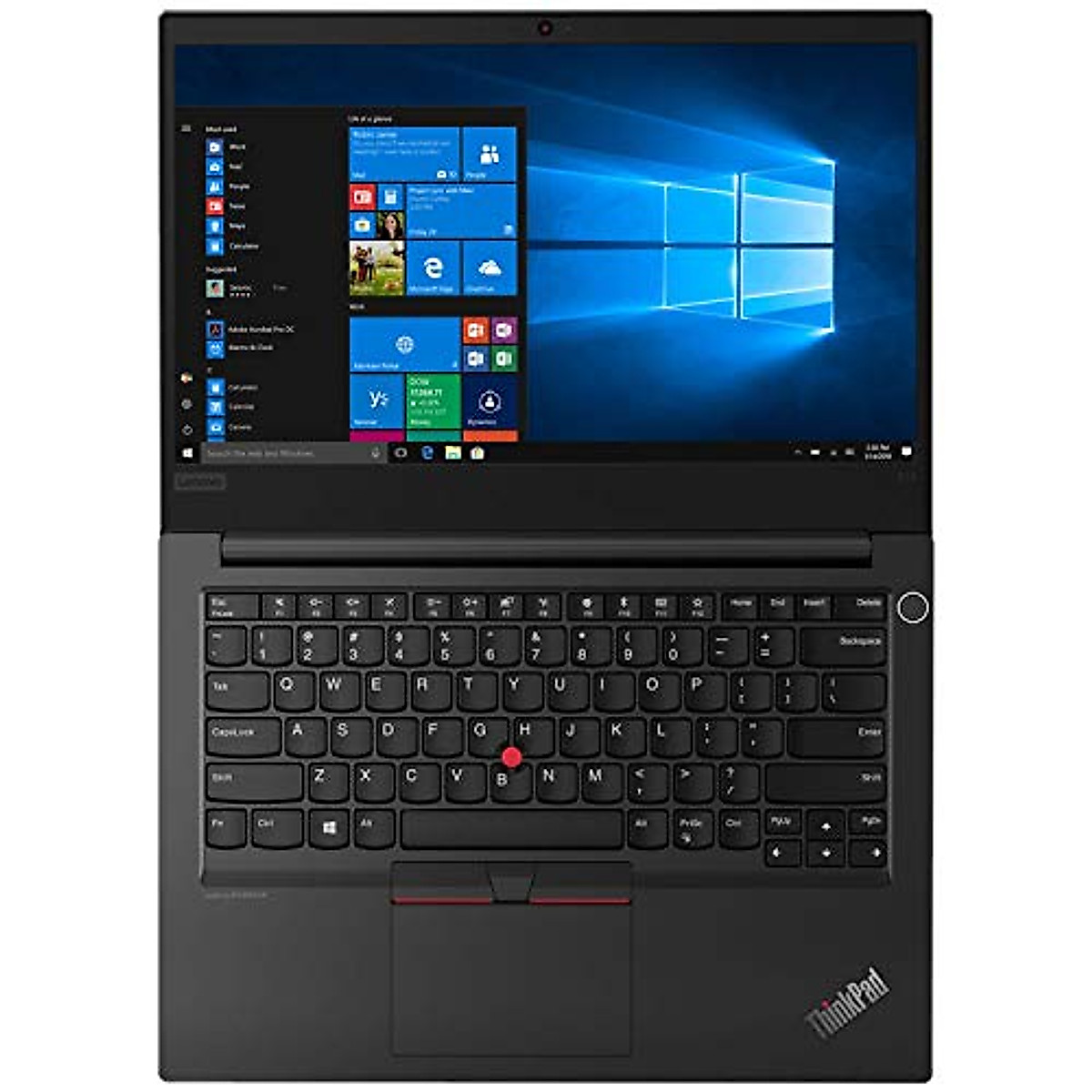 Lenovo ThinkPad E14 Gen 2 14" Notebook, Intel Core i5-1135G7, 16GB RAM, 256GB SSD, Intel Iris Xe Graphics, Windows 10 Pro, Black (20TA002FUS)