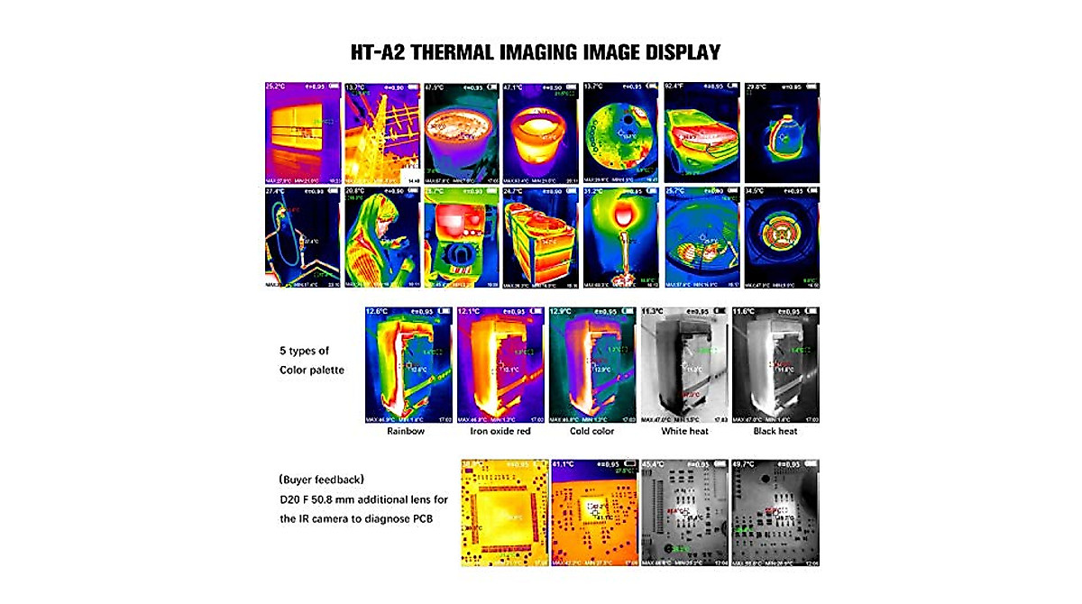 320x240 Pocket Thermal Camera - Real-Time IR Images
