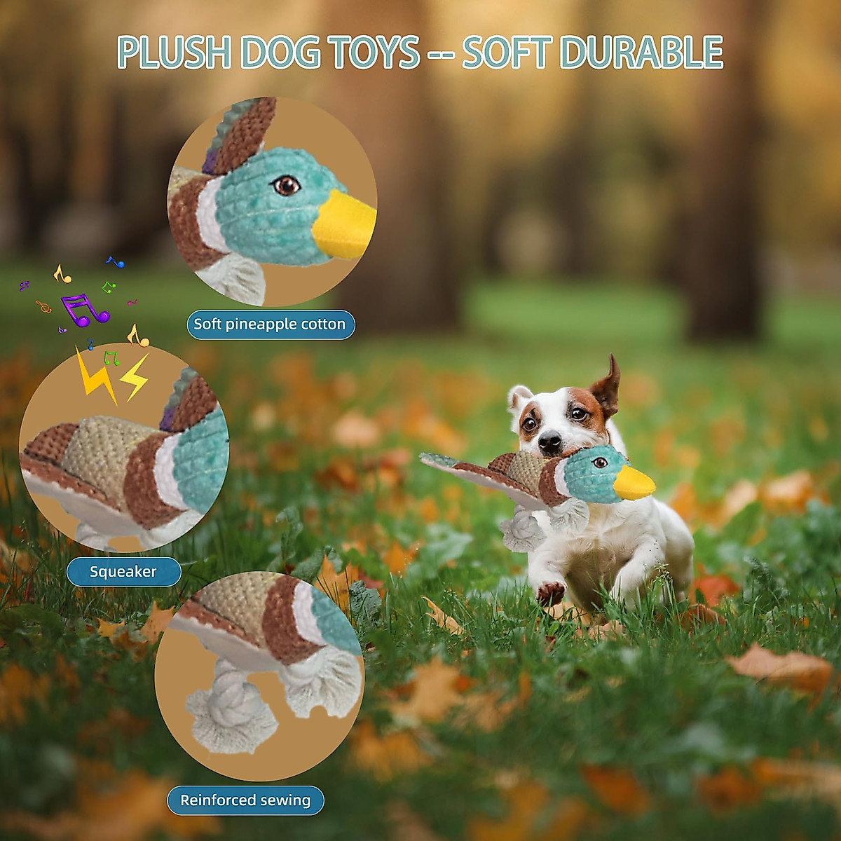 Stuffed Plush Dog Toys for Medium Dogs Squeaky Dog Toys for Dogs Squeaky Plush Dog Toys for Medium Dogs Small Dogs for Teething