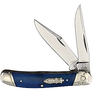 Rough Ryder Copperhead Blue Smooth Bone RR2288