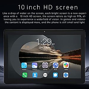 Dpofirs 8in Tablet for Android 10, IPS HD Screen, 2GB RAM 32GB ROM, Octa Core Processor, Dual Sim Call Tablet, Portable 5G WiFi Tablet 4500mah (US Plug)