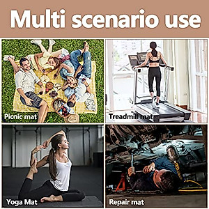 Tmovjxv 74 x 72 Inch Anti-Slip Hot Tub Mat-Waterproof Hot Tub Flooring Protector Mat-Absorbent Home Equipment Mat for Protect The Hot Tub Pool Floor from Wear