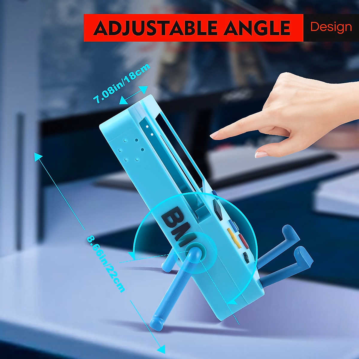 GRAPMKTG Charging Stand for Nintendo Switch OLED Accessories Portable Dock Compatible Cute Holder Playstand Video Game Room Decor Protector Gift Men Women Kids Boys Girls Adults Pink