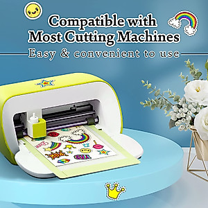 Koala Glossy Sticker Paper for Inkjet & Laser Printer, Printable Photo Sticker Paper, 20 Sheets 8.5x11 In Self-Adhesive Photo Paper for Scrapbooking, Brand Logo, Party Decor Stickers