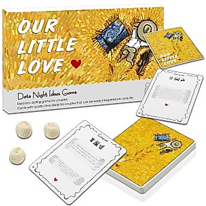 Date Night Ideas Cards for Couples - Funny Romantic Scratch Off Card Deck Game for Date Night - Great Gift Lovely Time for Boyfriend/Husband/Girlfriend/Wife on Anniversary