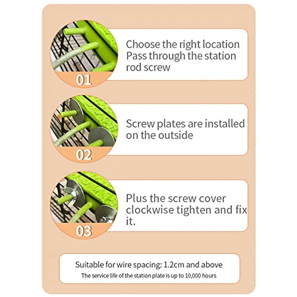 Bird Warmer for Cage, Constant Temp Heated Bird Baths for Outdoors for Winter, Heated Bird Perch Heated Perches for Birds, Bird Perches for Parrots, for Parakeets Small Birds