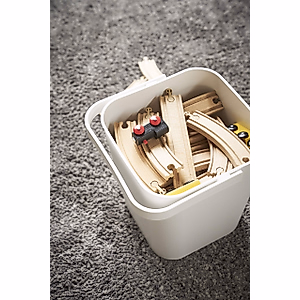 YAMAZAKI home Tower Storage Bin White