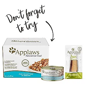 Applaws Natural Wet Cat Food, Limited Ingredient Cat Food Pouches- Chicken Breast with Pumpkin in Broth - 12 x 2.47oz Pouches