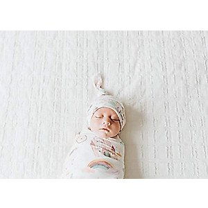 Copper Pearl Large Premium Knit Baby Swaddle Receiving Blanket Enchanted