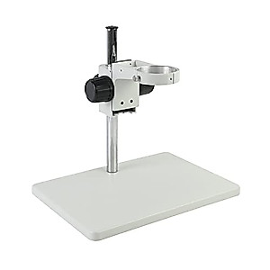 WSJIE Industrial Binocular Trinocular Microscope Camera Stand Holder Arm Bracket 76mm Universal 360 Rotating Maintenance Workbench (Color : B, Size : 375 * 255MM)