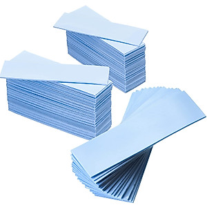 Outus 30 Pieces 2.6 x 0.8 Inch Silicone Thermal Pad Reusable Thermal Conductive Silicone Pad Each Thick for Gpu Heatsink CPU Chip Heat Conduction or LED Heat Conduction (Light Blue)