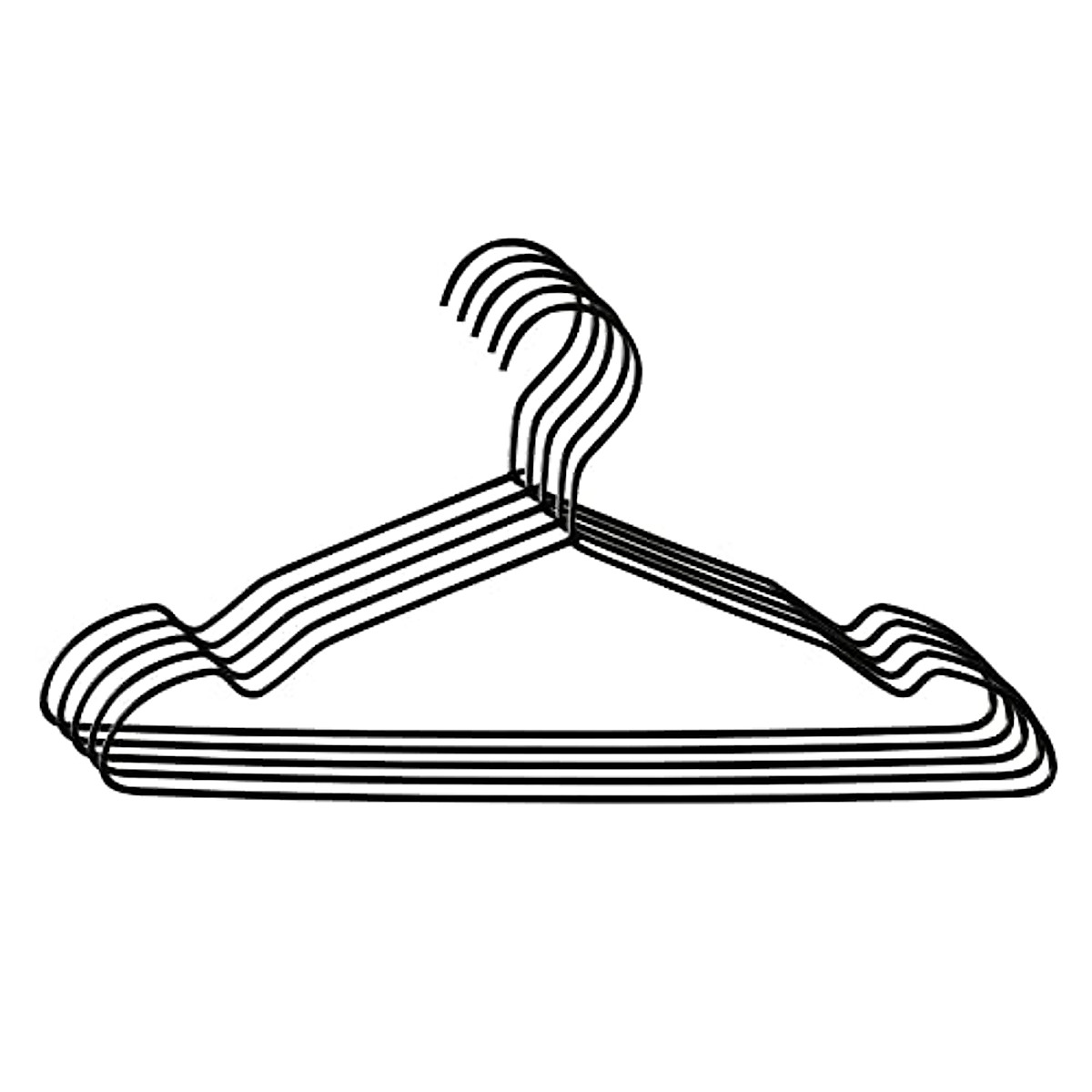 Heavy Duty Metal Shirt Coat Hangers Pack Space Saving Metal Hangers Non Slip Metal Wire Clothes Hanger Bulk for Coats