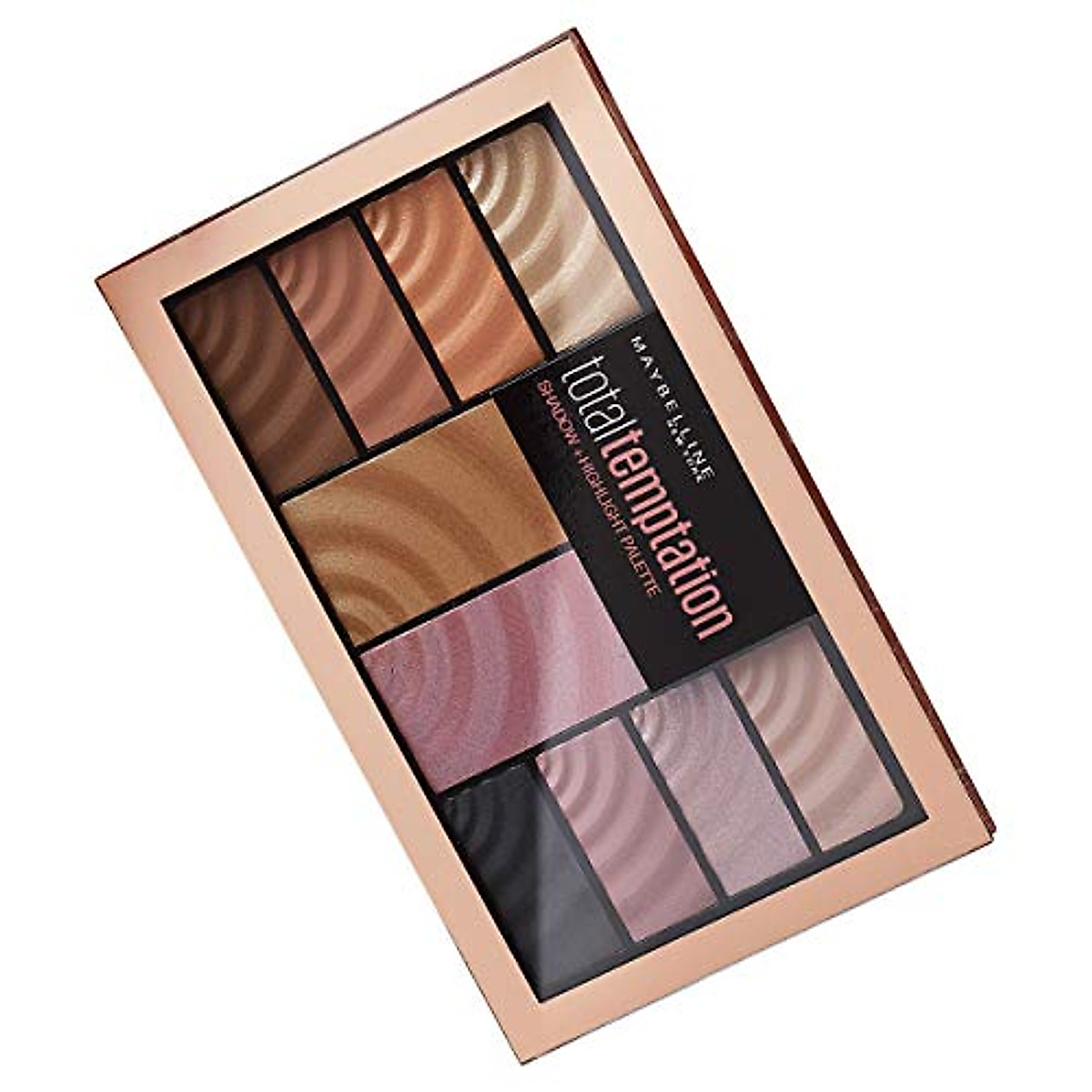 Maybelline Total Temptation Eyeshadow + Highlight Palette, 0.42 oz.