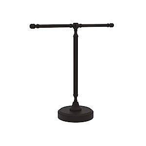 Allied Brass RWM-2-ORB Vanity Top 2 Arm Guest Towel Holder, Oil Rubbed Bronze