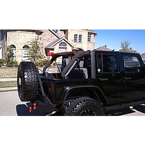 Dominion OffRoad 4-Door Jeep JK Wrangler 48" Hi-Lift Jack Mount kit (Please Carefully Read and Understand All Fitment Details in Description Below)