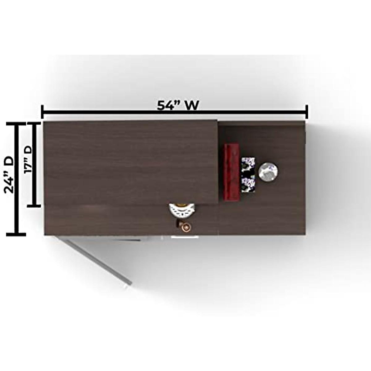 Breaktime Coffee Break Lunch Room Furniture Buffet Model 4252 3 Piece Group Color Espresso - Factory Assembled (NOT RTA) Furniture Items ONLY.