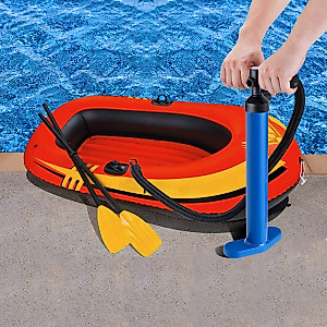 Gymax SUP Hand Pump, High Pressure Hand Pump Max 29 PSI Inflate and Deflate Double Action for Faster Inflation, Suitable for All Stand up Paddle Board Boat and Kayak