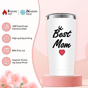 HAOYUNTE Mothers Day Gifts for Mom,Mom Tumbler,Christmas Gifts for Mom from Daughter,Cool Christmas Birthday Gifts for Mom,Gifts for Women,20 Oz