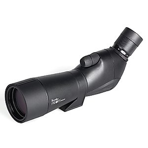 Kenko PRO1S Spotting Scope PS-01A Angle Type Birdwatching and oberve The Moon with Smart Phone Adapter and Mini Tripod, Splash Proof,Attach 67mm Filter