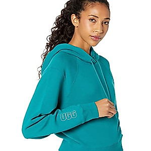 UGG Women's Mallory Cropped Hoodie, Flood, Large
