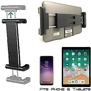 LycoGear Universal Smartphone Tablet Holder w/1" Rubber Coating Ball for All iPad Pro Air Mini iPhone MAX Pro Galaxy Tab (Compatible with Ram, Arkon Robust Mount & All 1 inch Socket System)