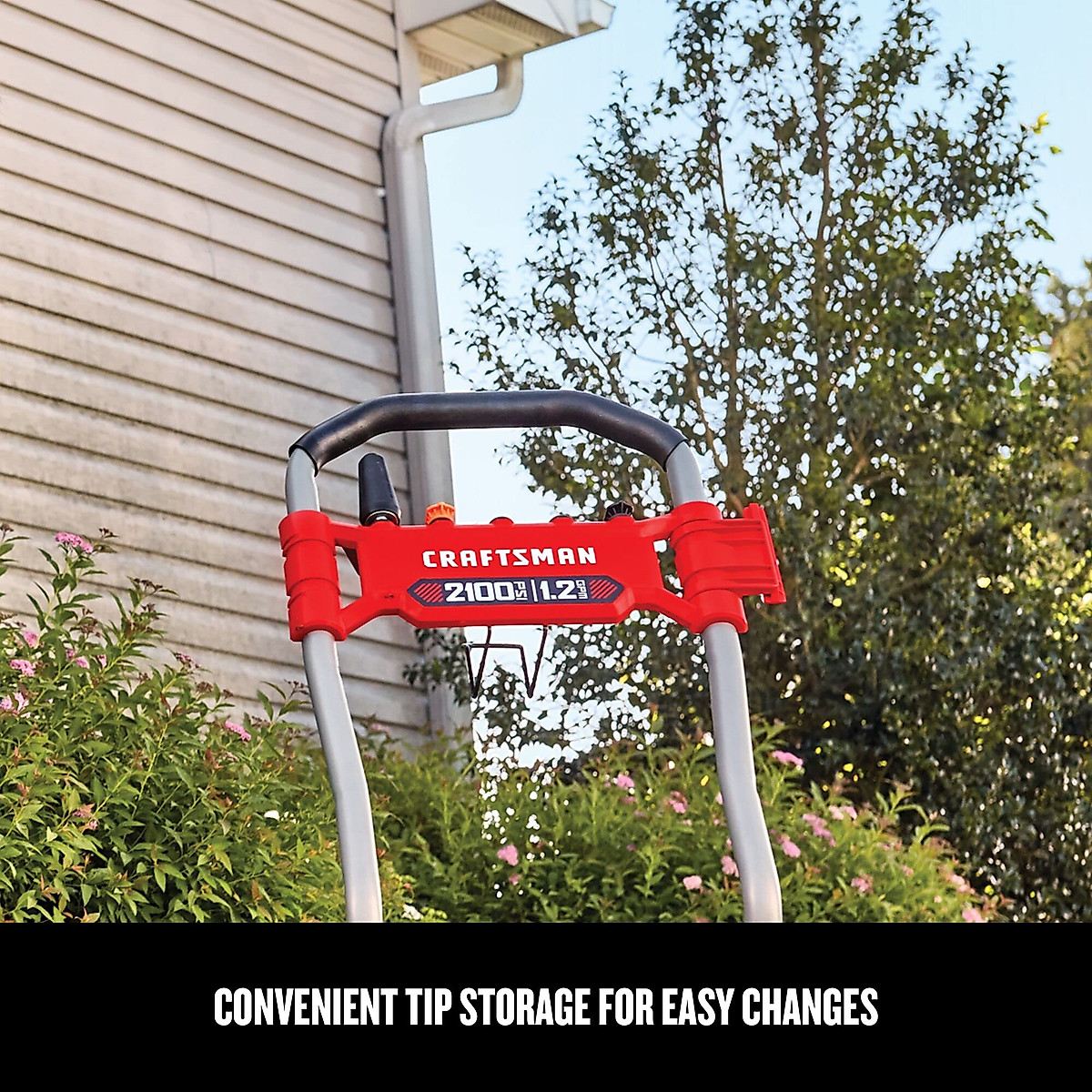 CRAFTSMAN Electric Pressure Washer, Cold Water, 2100-PSI, 1.2 GPM, Corded (CMEPW2100)