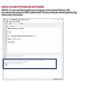 Teyleten Robot ESP32-C3-DevKitM-1 ESP32-C3 Development Board Core Board Serial WiFi Bluetooth Module WiFi+BTLE 5.0 Module Type-C for Arduino 3PCS