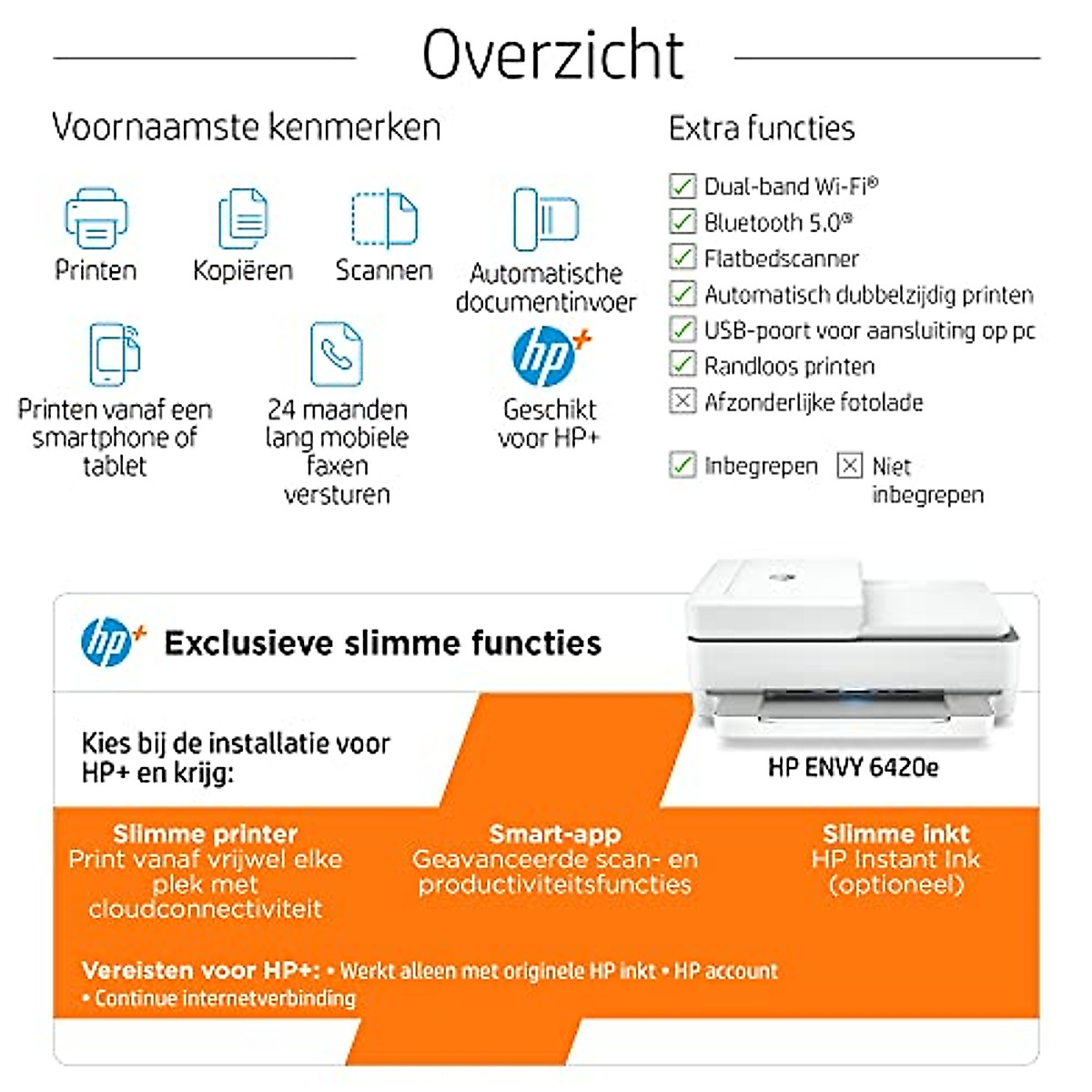 HP Laserjet Pro M428dw Wireless Multifunction Laser Printer with Simple Setup & Security Features (W1A28A)