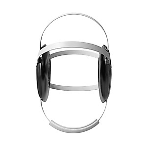 Great Call Athletics | Wrestling Classic Headgear Earguard | Adult Grappling Head Gear | Adjustable Ear Guards White Straps (Black w/ White Straps)