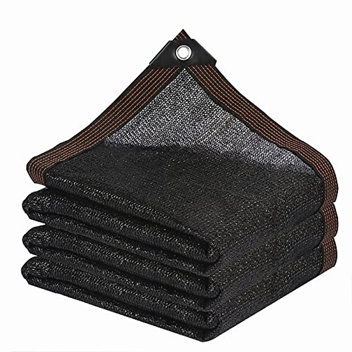 Shade Cloth - Garden Shade Mesh Netting with Grommets Outdoor Sun Shade Cover for Pergola Patio Plants Greenhouse Chicken Coop Black 90% Shading Rate(10X10FT)