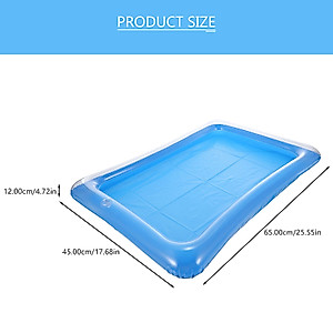 Cabilock 2pcs Water Inflatable Tray Floating Cooler Drink Cooler for Parties Inflatable Salad Bar Buffet Ice Cooler Pool Party Decor Water Party Decoration Small Cold Cuts PVC Banquet