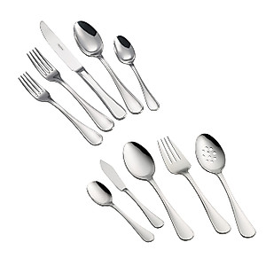 Tramontina 45 Piece Silverware Set - Firenze Utensils Set