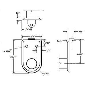 Design House 206052 Adjustable 48 72-inch Closet Rod, Polished Chrome, inch inch