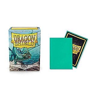 2 Packs Dragon Shield Matte Mint Standard Size 100 ct Card Sleeves Value Bundle! …