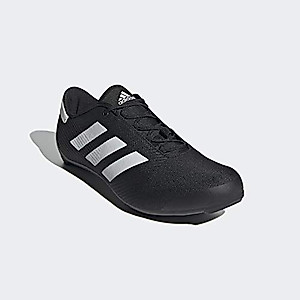 adidas unisex adult The Road Cycling Shoe, Black/White/Black, 8 Women Men US