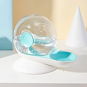 FUUIE Bowls for Food and Water 2.8L Bubble Dog Drinking Water Bowl Fountain Automatic Cat Puppy Portable Feeder Water Drinking Container Dispenser for Pet Help (Color : Blue)