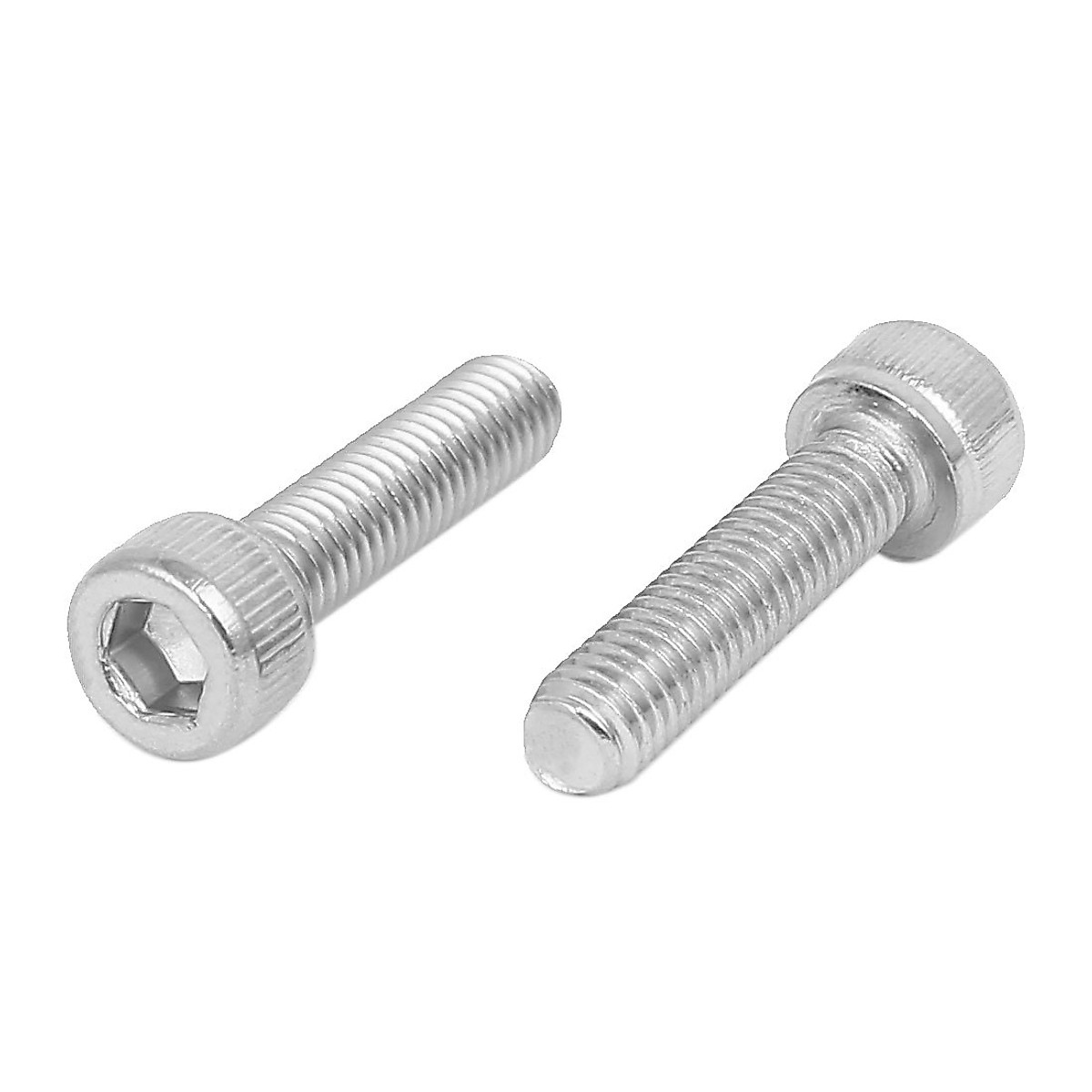 uxcell® M5x20mm Thread 304 Stainless Steel Hex Socket Head Cap Screw Bolt DIN912 20pcs