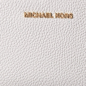 Michael Kors Pebbled Leather Smartphone Wallet Wristlet - Optic White