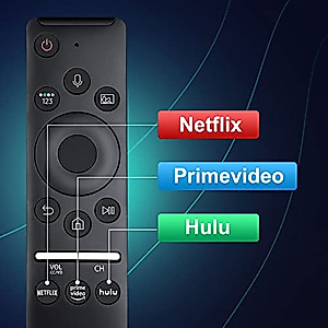 LOUTOC Replacement Voice Remote for Samsung Smart TVs, for Samsung-TV-Remote with Voice Function, for Samsung Crystal UHD QLED Curved 4K 8K Smart TVs(2020/2021)