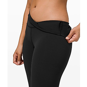 Lululemon Athletica Lululemon Wunder Under High Rise Tight 25 7/8 Yoga Pants (Black Luxtreme,8)