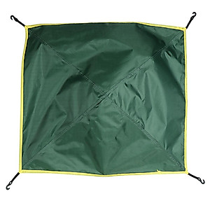 Tongina Ultralight Tarp Hiking Camping Tents Replacement Sunscreen, Army Green