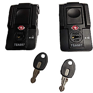 Black Pelican 1745 Air Bow case with custom interior & 2 TSA locking latches.