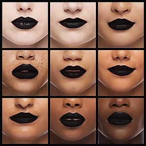 Ruby Kisses Auto Lip Liner Pencil, Long Lasting & Non-Fading, Smooth Application, Non-Feathering with Rich Color, No Sharpener Needed, Ideal for Full Lips Look (Black) (3 PACK)