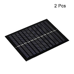 MECCANIXITY Mini Solar Panel Cell 6V 220mA 1.32W 120mm x 90mm for DIY Electric Power Project Pack of 1