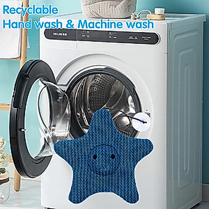 Hot Tub Scum Absorber, 2 Pack Scum Turtle Hot Tub Cleaner Hot Tub Sponges to Soak up Oils- Must Have Hot Tub Accessories for Adults Hot Tub Scum Sponge- Keeps Your Hot Tub Water Clean and Clear