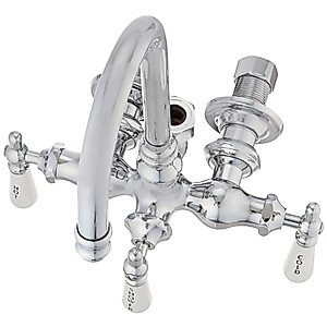 Wall Mount Clawfoot Tub Filler for Acrylic Tub
