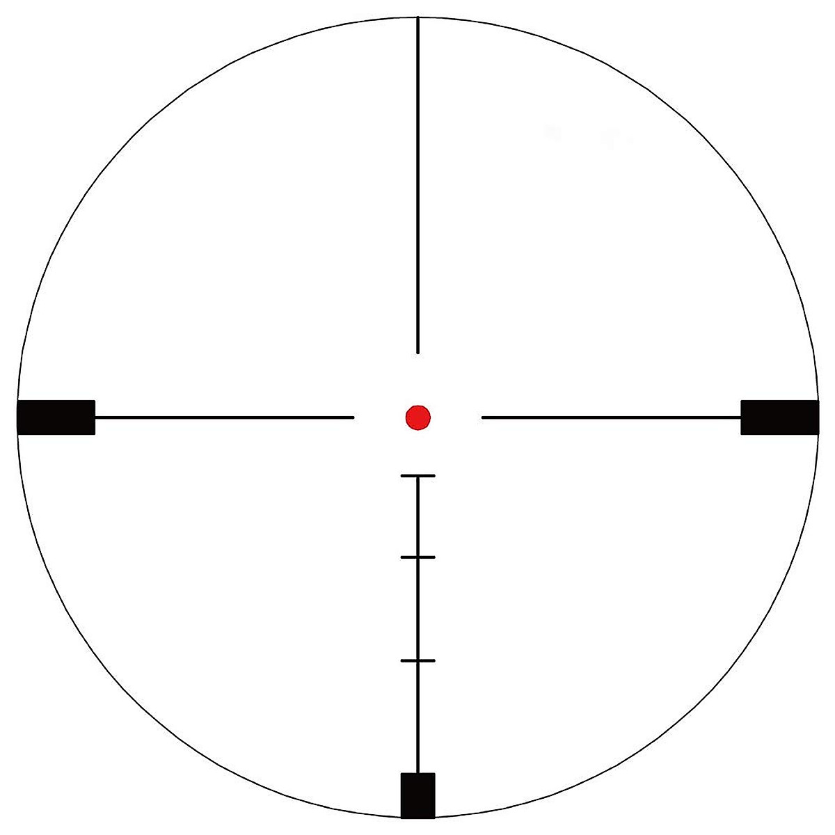 Vector Optics Hugo 6-24x50 Second Focal Plane (SFP) Riflescope with Illuminated Center Dot BDC Reticle, 25.4mm Tube, 1/4 MOA Per Adjustment, Turret Lock System, Free Mount Rings, Lens Caps, Sunshade
