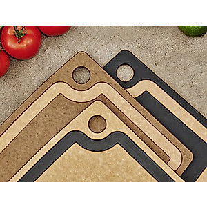 Epicurean Gourmet Series Cutting Board with Juice Groove, 19.5-Inch by 15-Inch, Nutmeg/Natural