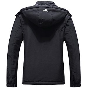 MOERDENG Women's Waterproof Ski Jacket Warm Winter Coat Outdoor Windbreaker Hiking Snowboarding Jacket