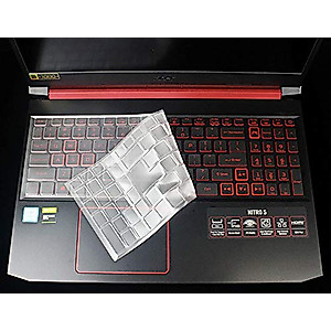 Keyboard Cover for Acer Predator Helios 300 PH315-54 PH315-53 PH315-52 PH317-53 15.6" 17.3"，Acer Nitro 5 AN515-54/55/43/44 AN517-51/52 AN715-51/52 15.6" 17.3" Gaming Laptop,Acer Aspire VX 15 17-Clear
